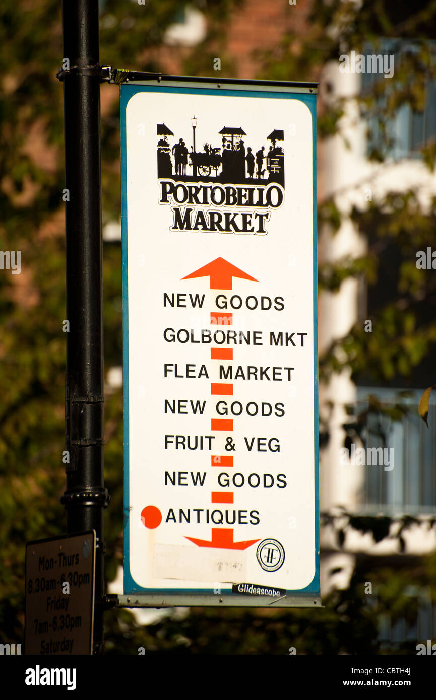 Portobello road flea market hi-res stock photography and images - Alamy