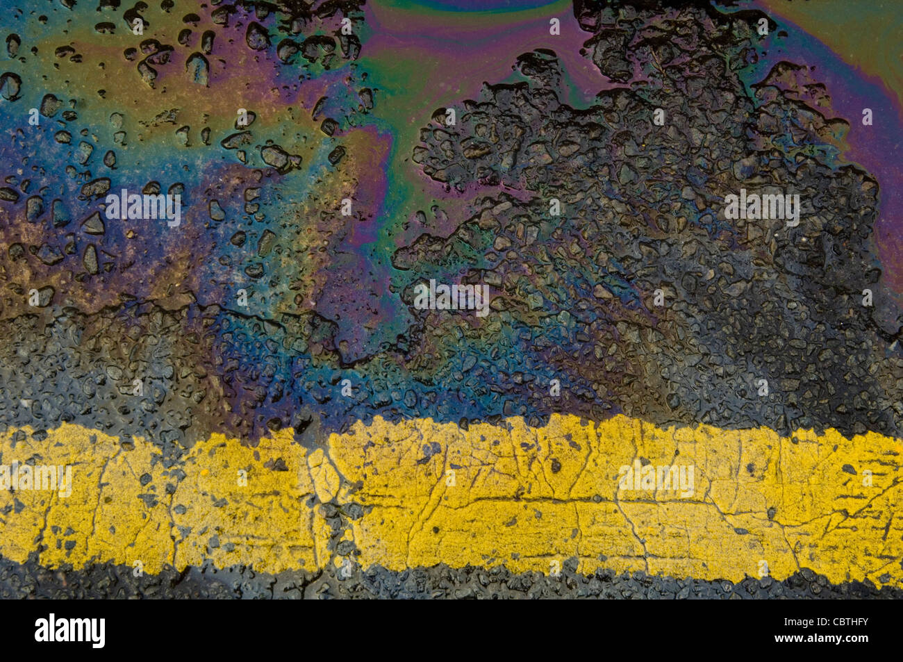 Oil spill on road hi-res stock photography and images - Alamy