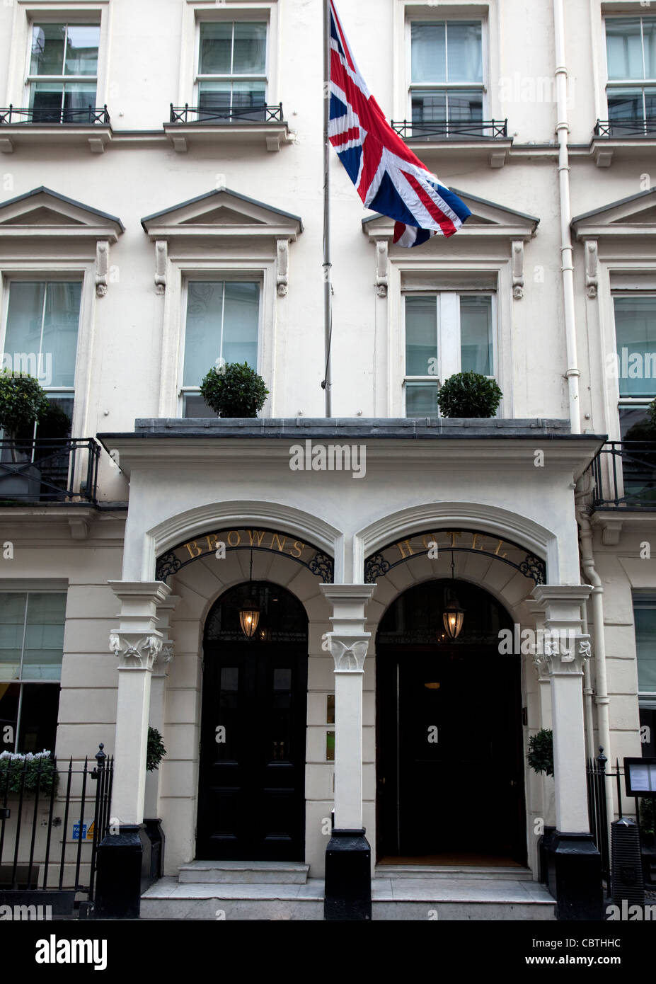 Brown's hotel london exterior hi-res stock photography and images - Alamy