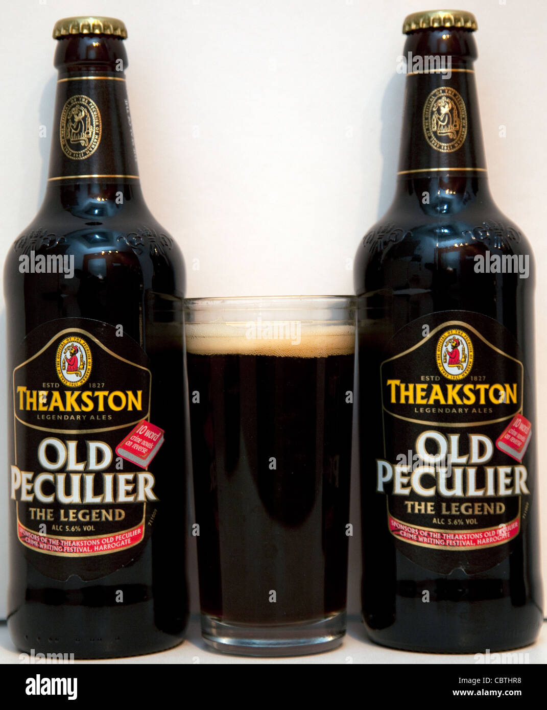 Theakston Old Peculier strong ale, London Stock Photo - Alamy