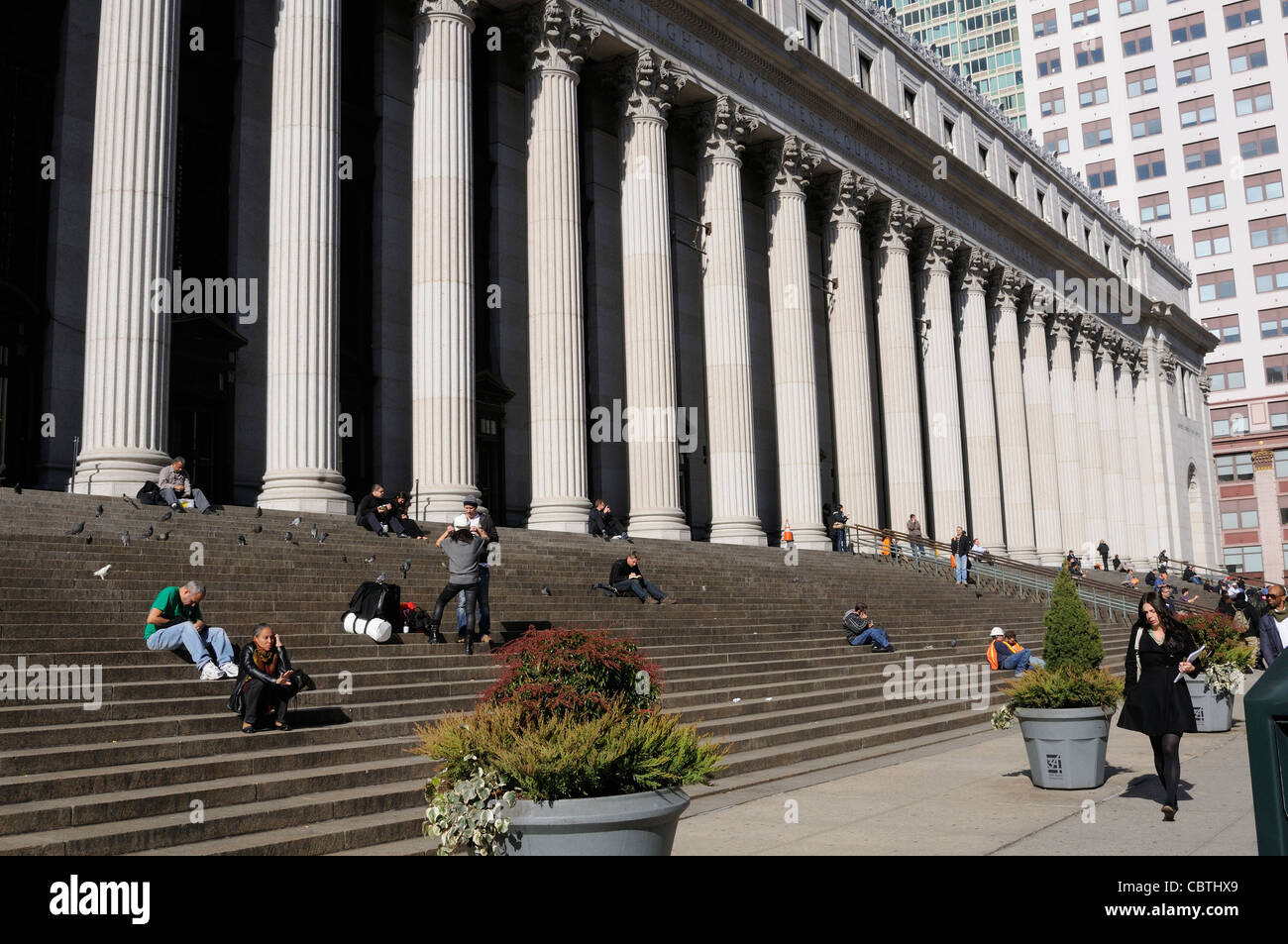 General Post Office on Eighth Ave Manhattan New York USA Stock Photo ...