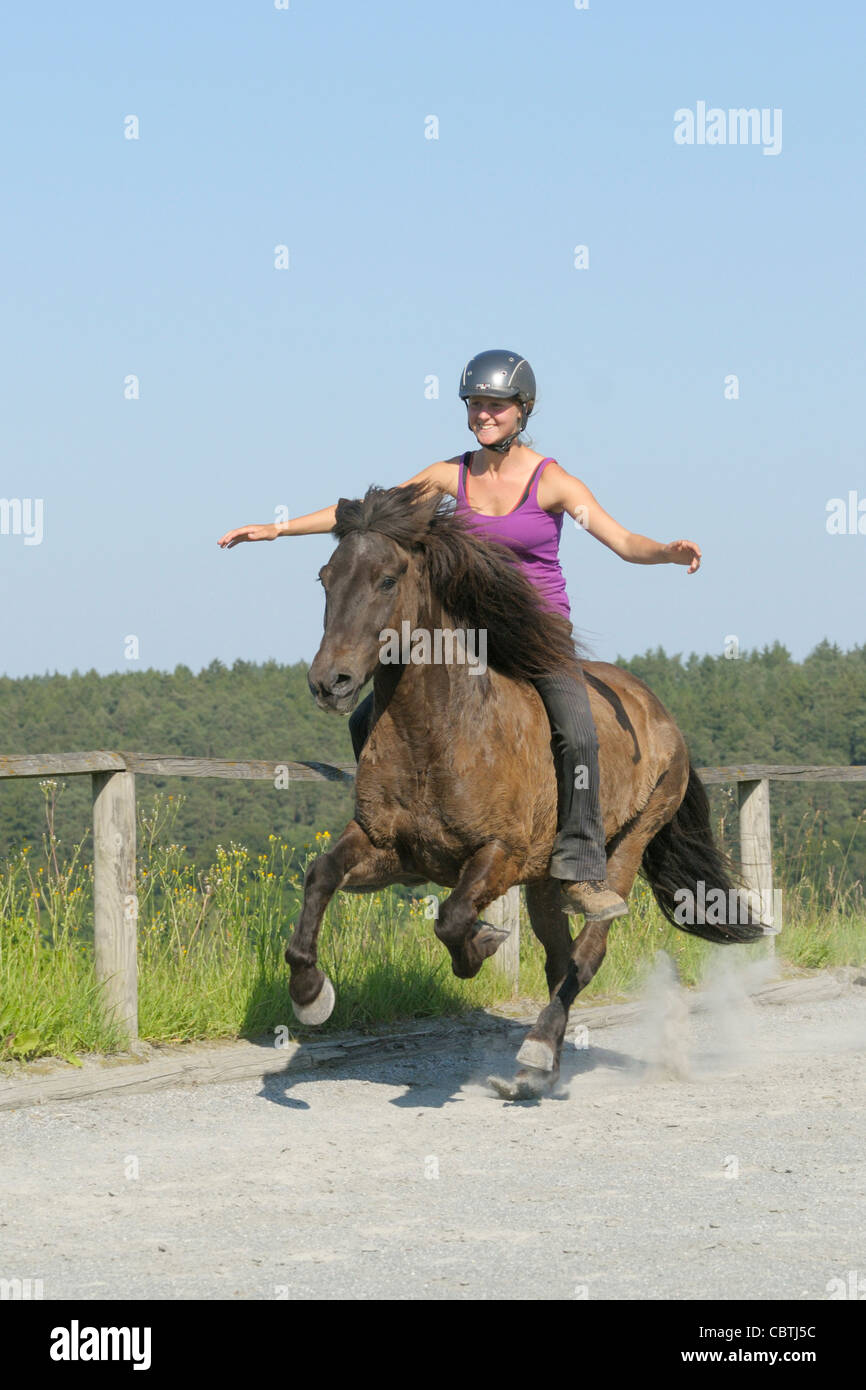Bareback horse rider hi-res stock photography and images - Alamy