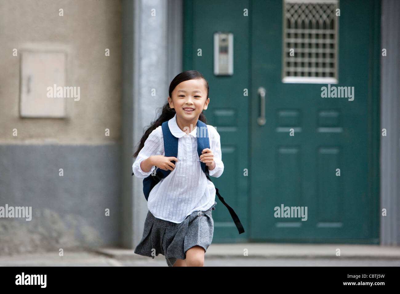 Beijing school girl hi-res stock photography and images - Alamy