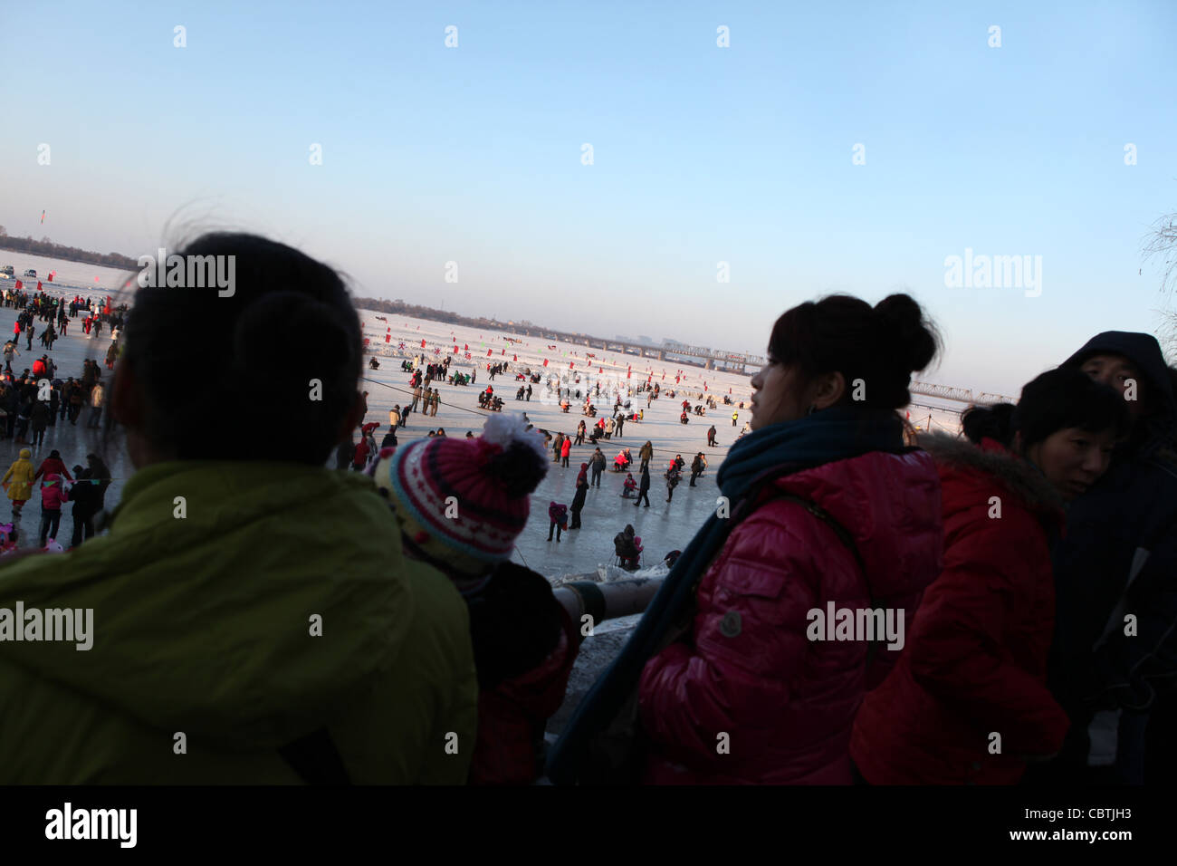 People skating, Harbin, China Heilongjiang Province Stock Photo - Alamy