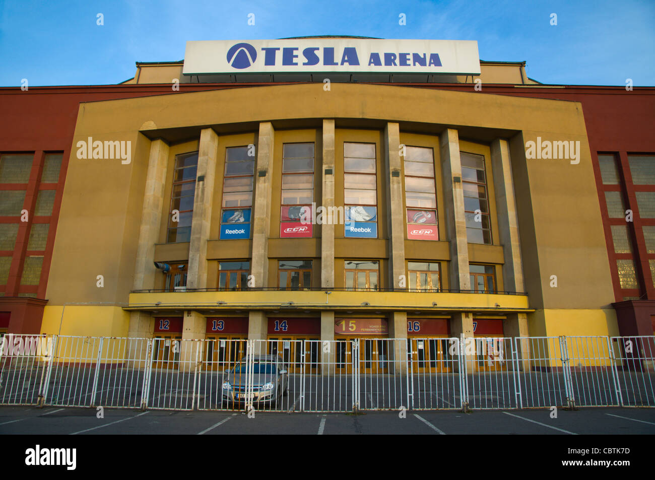 Tesla Arena ice hockey hall exterior Vystaviste exhibition grounds ...