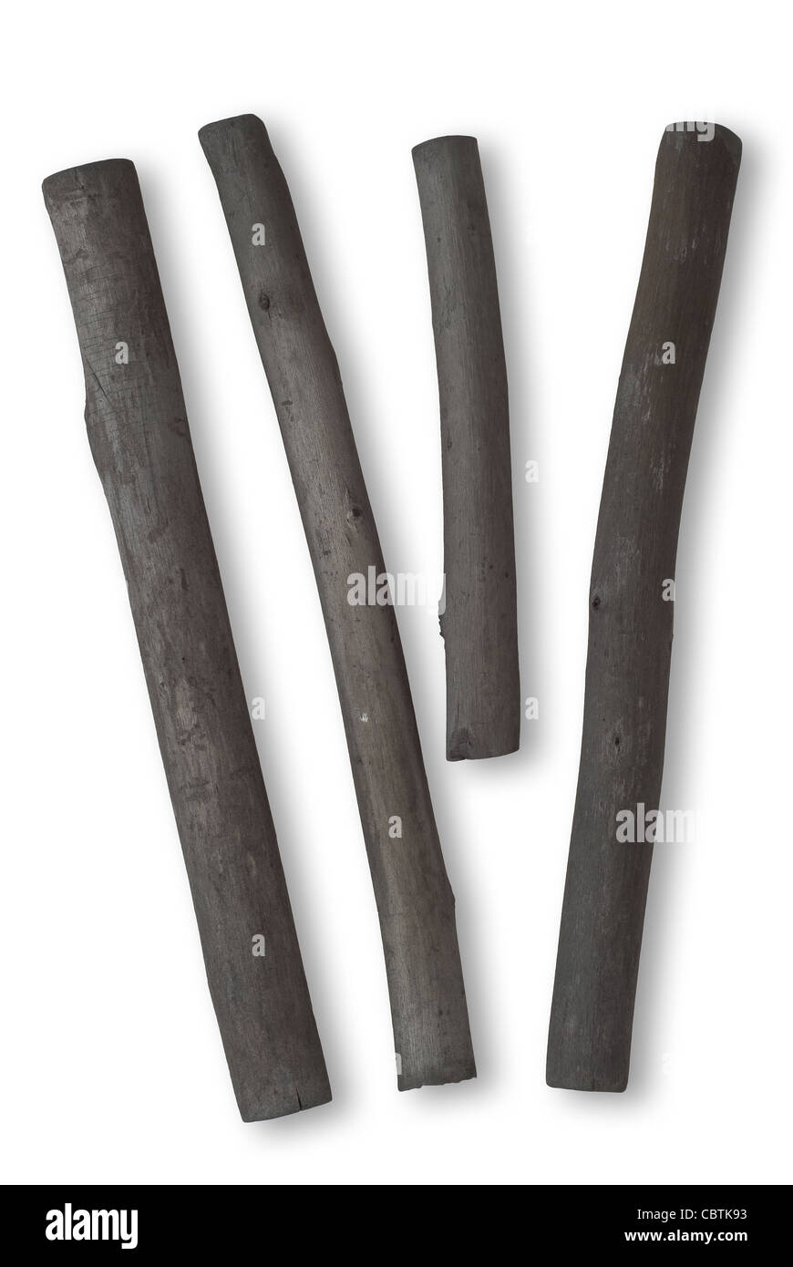 Charcoal stick Cut Out Stock Images & Pictures - Alamy