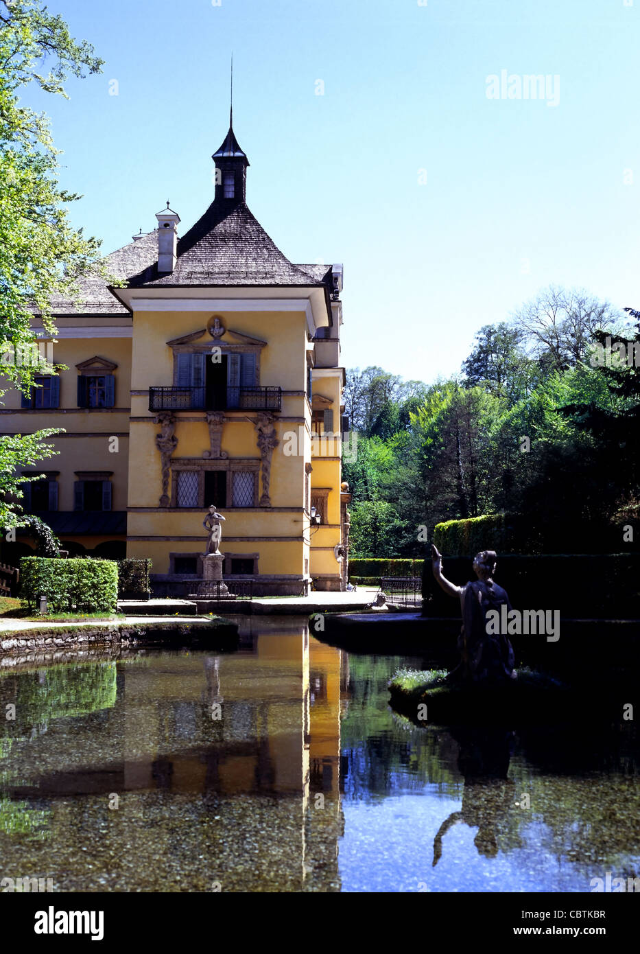 Hellbrunn castle austria water hi-res stock photography and images - Alamy