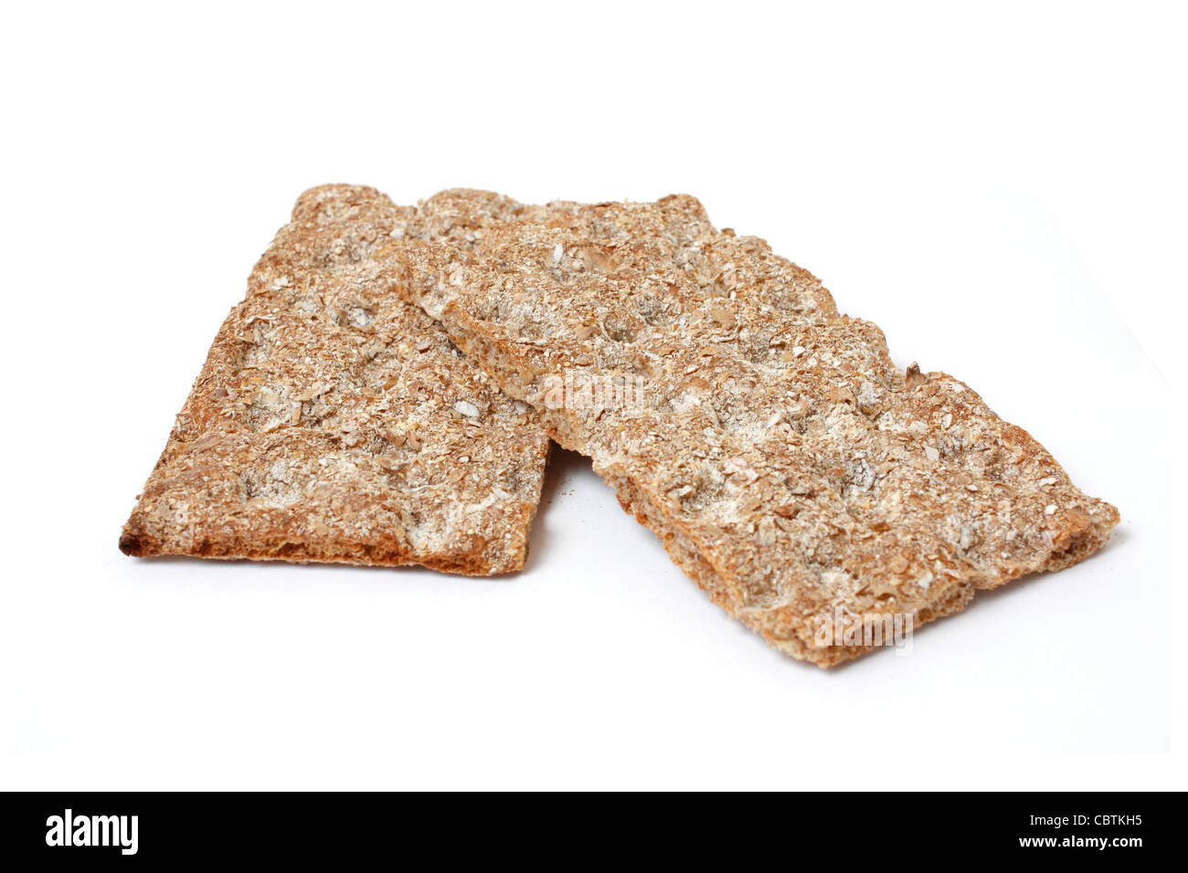 Swedish crispbread isolated on white Stock Photo - Alamy