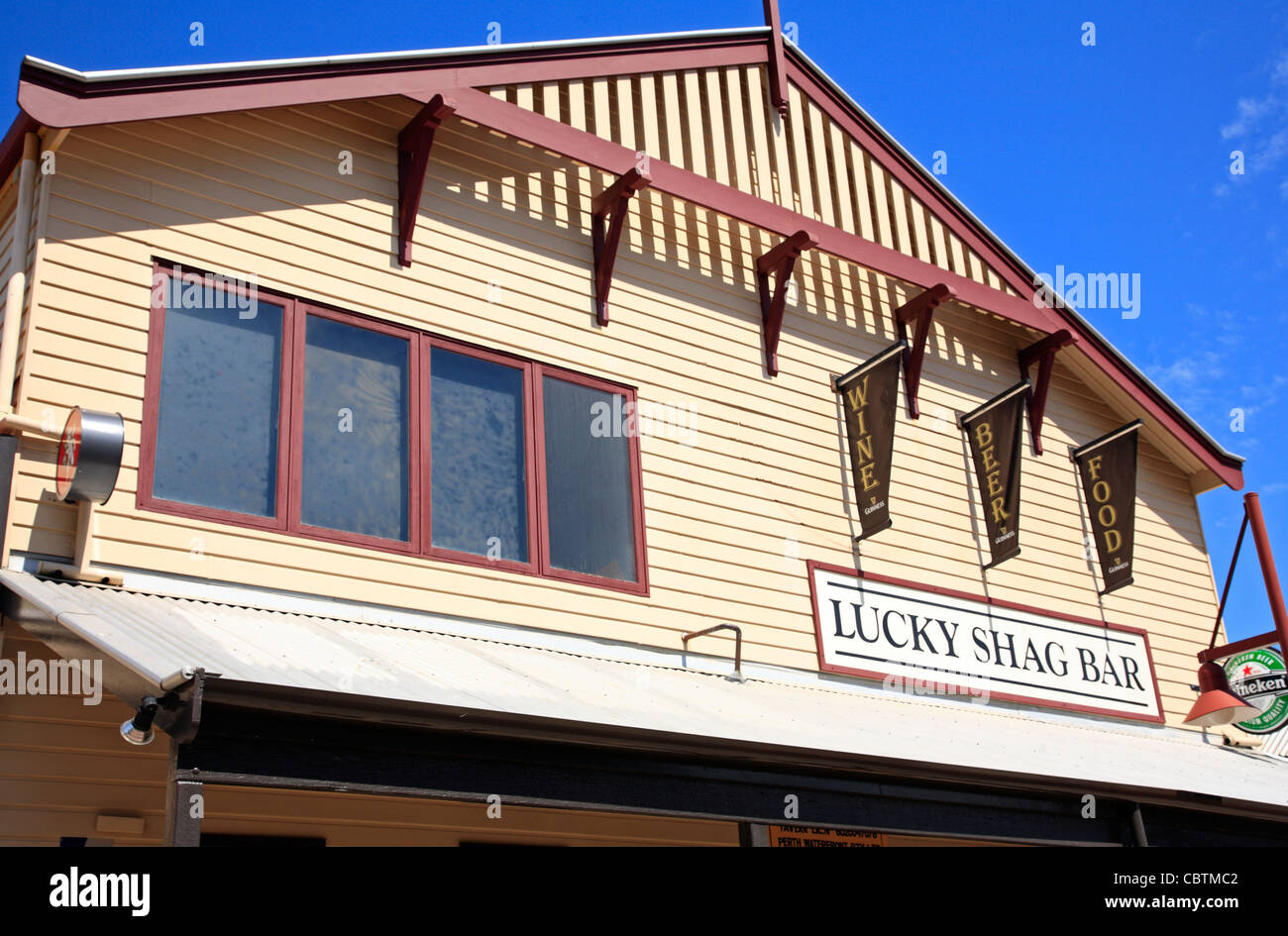 Lucky Shag Bar Esplanade Perth City WA Western Australia Stock Photo ...