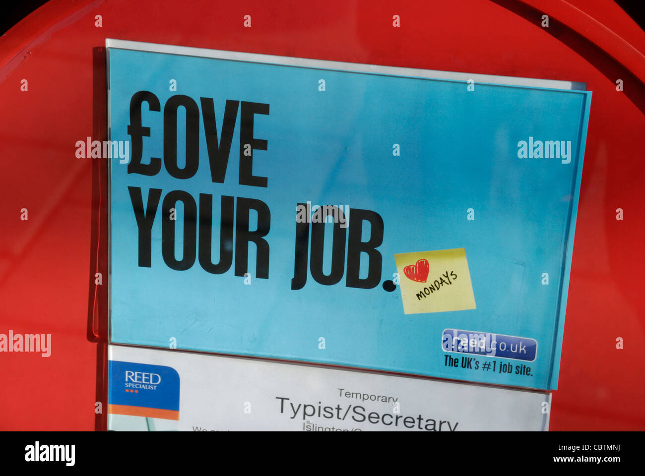 Job advert window hi-res stock photography and images - Alamy