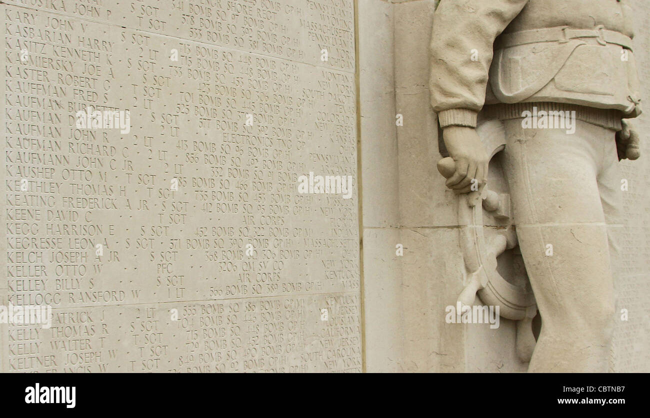 Names wall war memorial Stock Photo - Alamy