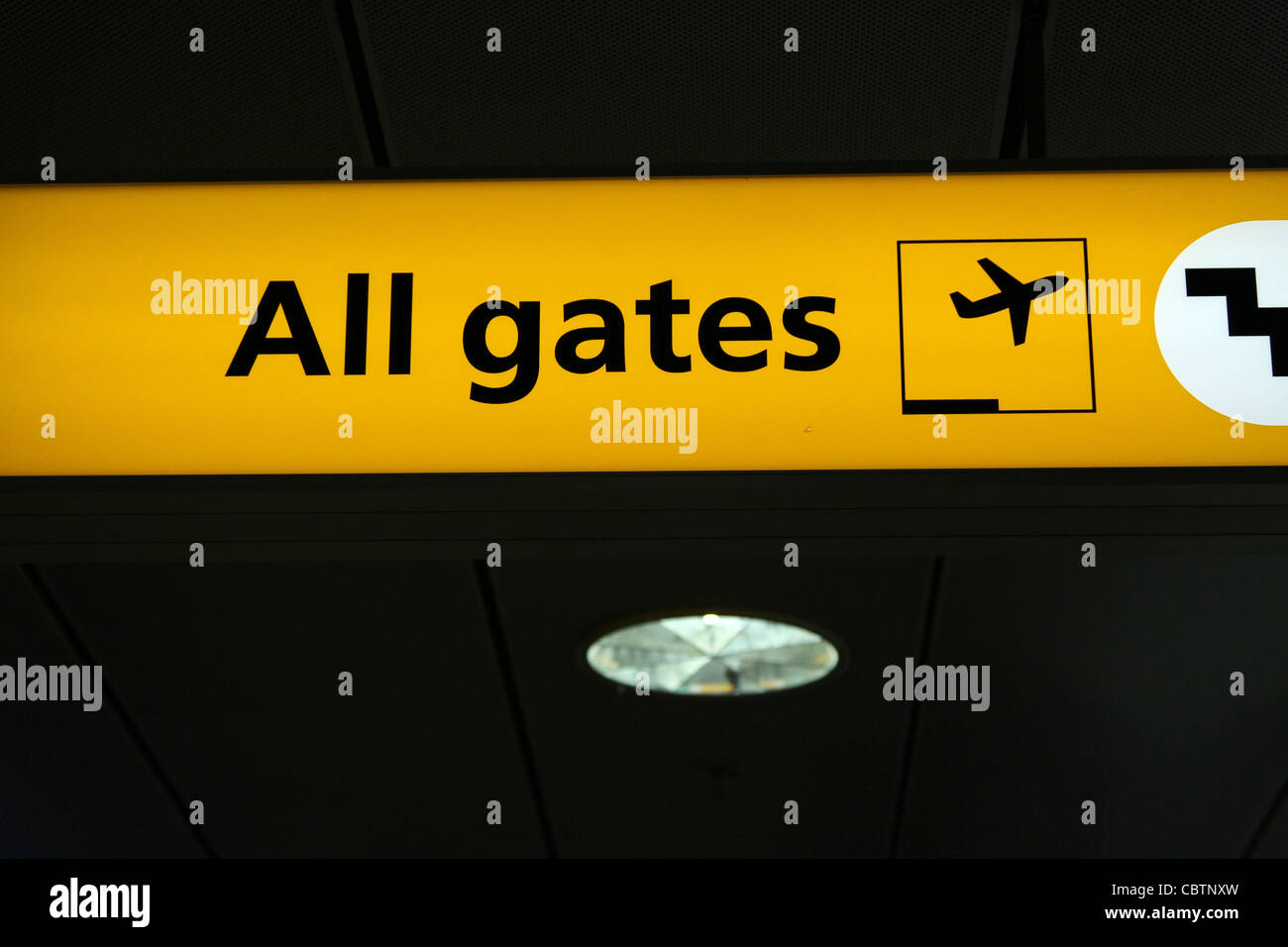 AIRPORT DIRECTION GATES SIGN SCHIPHOL AIRPORT AMSTERDAM HOLLAND 24 ...