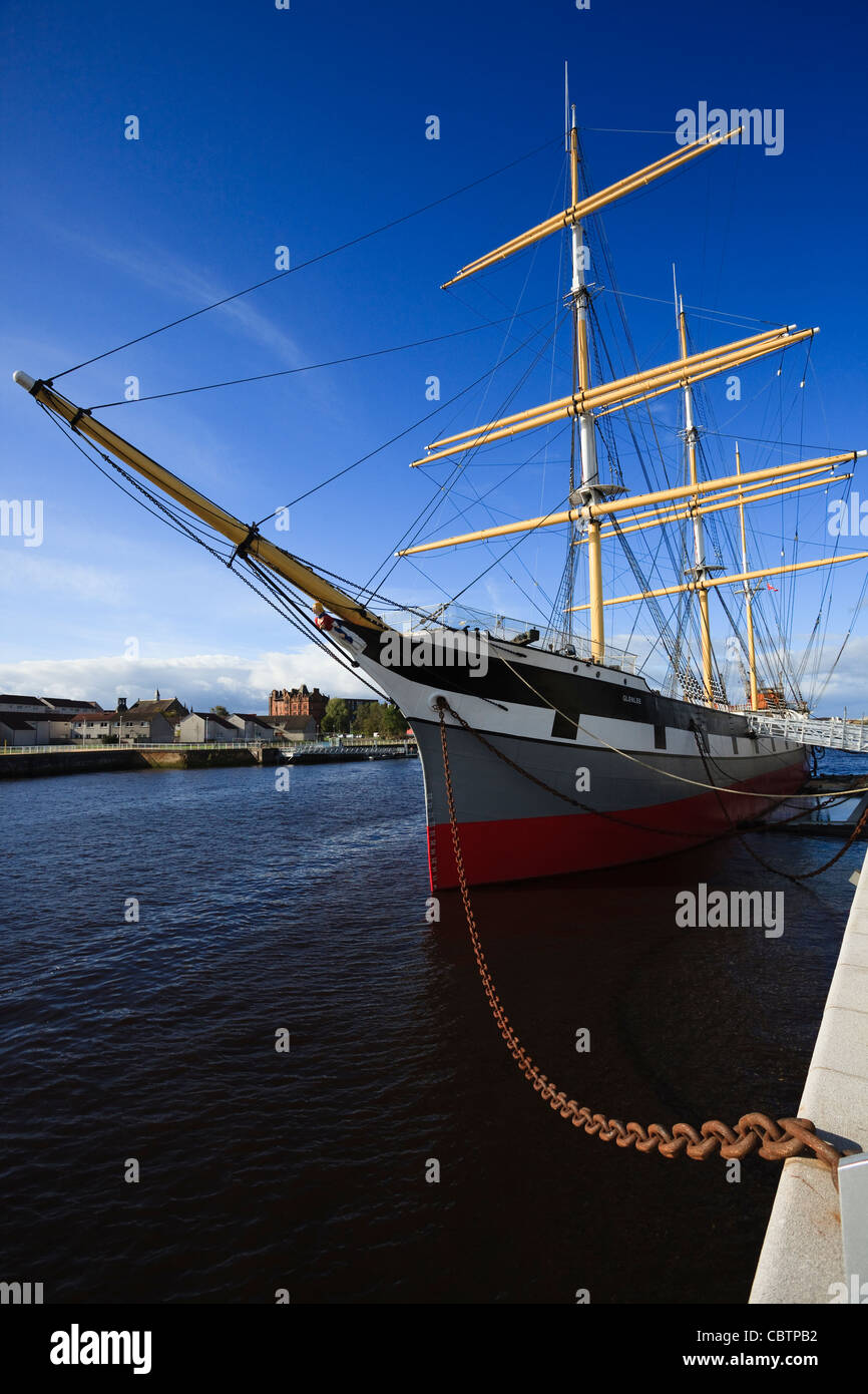 Glenlee tall ship, berthed at the Riverside Museum, Anderston, Glasgow ...