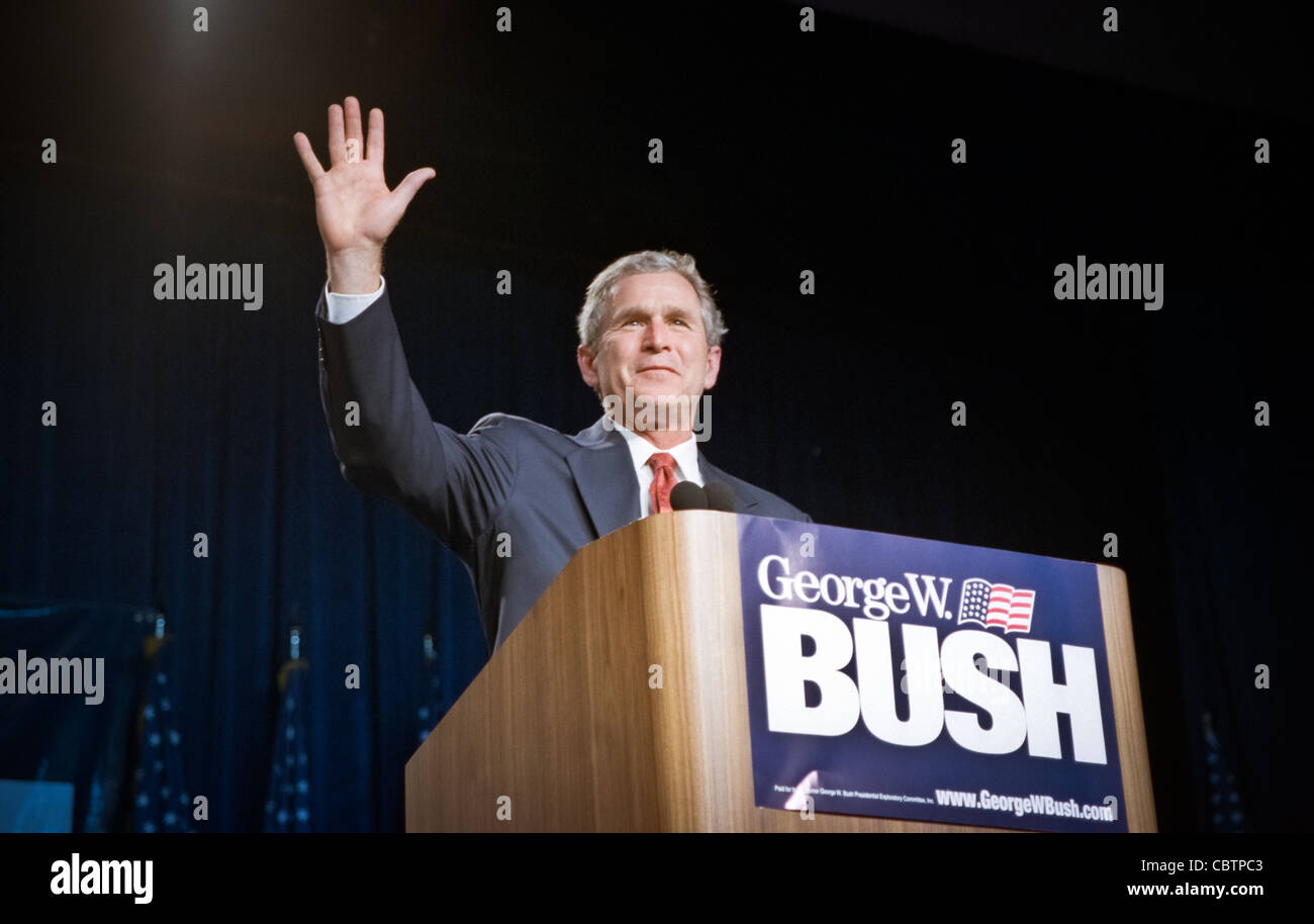 Texas Gov. George W. Bush during a campaign fundraising event June 22 ...