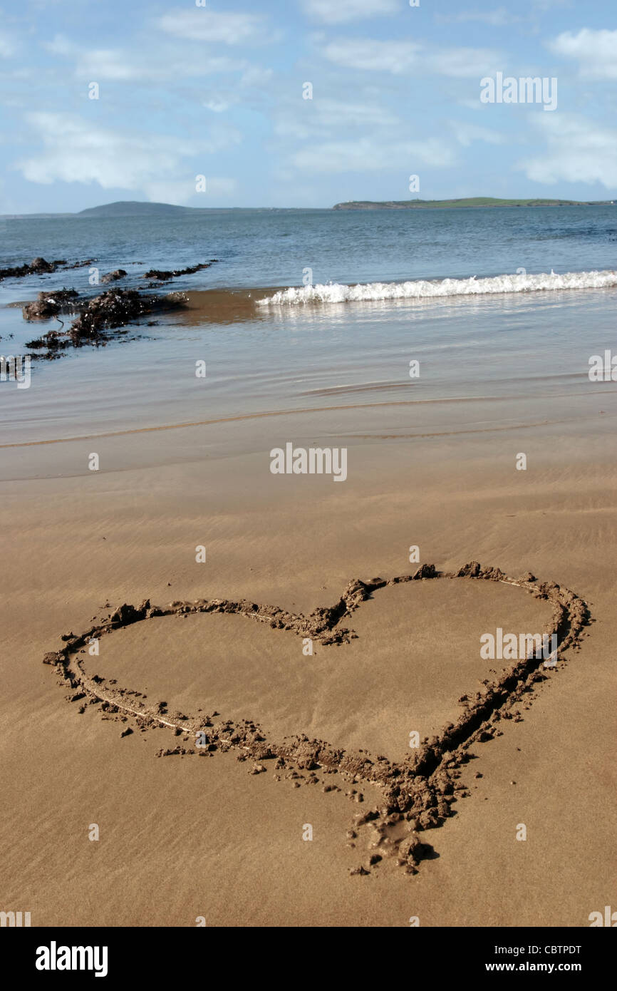 Romantic Beach Heart