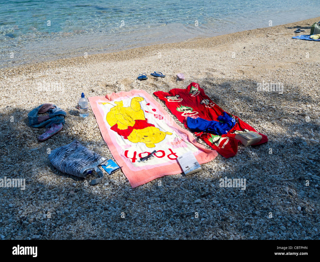 Dassia Beach on the Island of Corfu Greece Stock Photo - Alamy