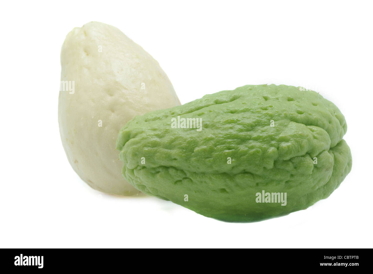 two Chayote or pear squash Stock Photo - Alamy