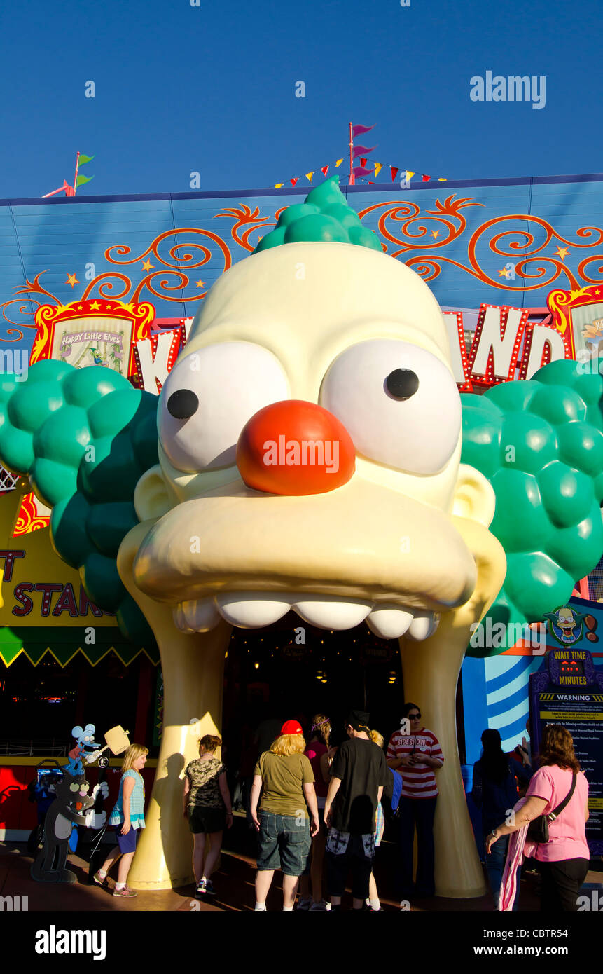 Krustyland The Simpson's Ride at Universal Studios Orlando, Florida ...