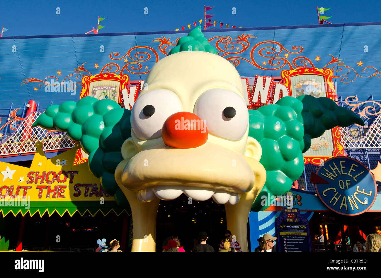 Krustyland The Simpson's Ride at Universal Studios Orlando, Florida ...