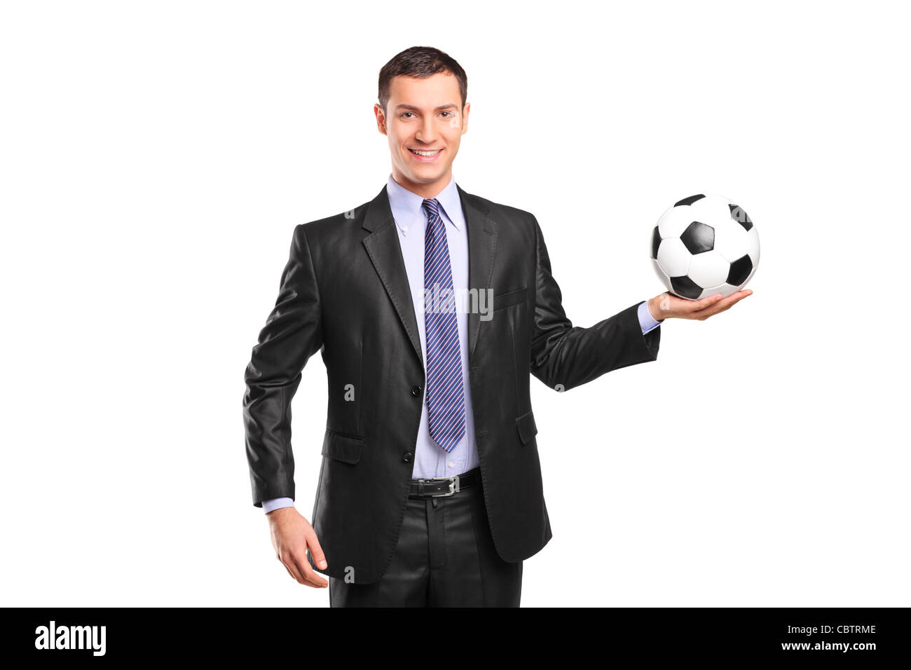 Footballer smiling hi-res stock photography and images - Alamy