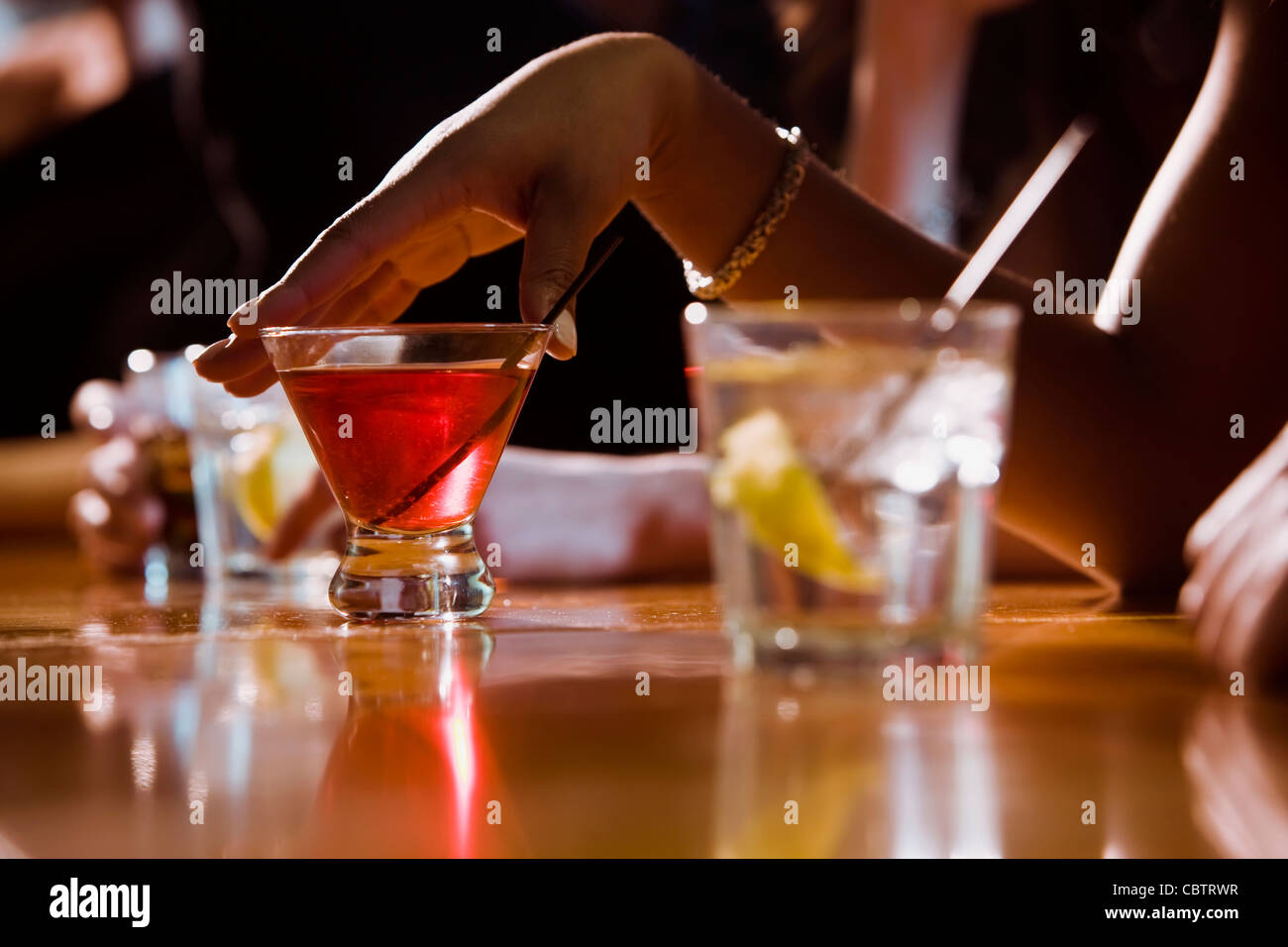 People drinking in nightclub Stock Photo - Alamy