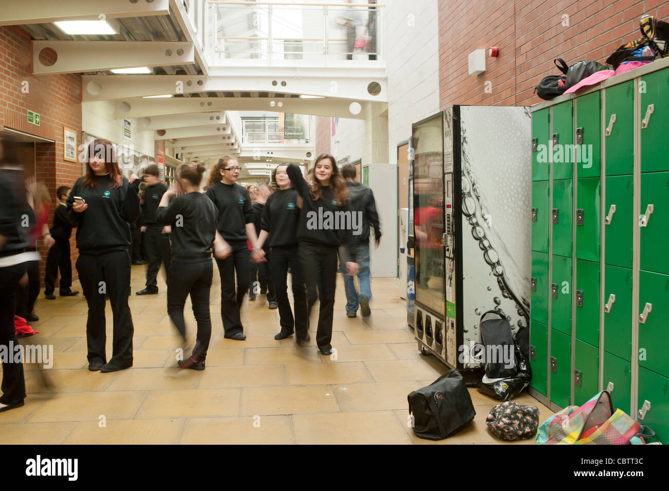 Teenagers in a secondary school, Wales UK Stock Photo - Alamy