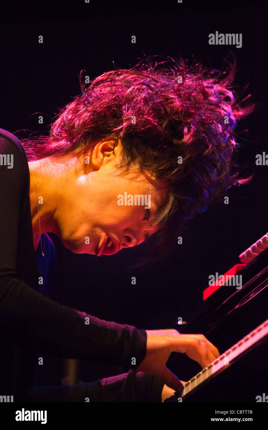 HIROMI play piano on the Jimmy Lyons Stage - 54TH MONTEREY JAZZ ...