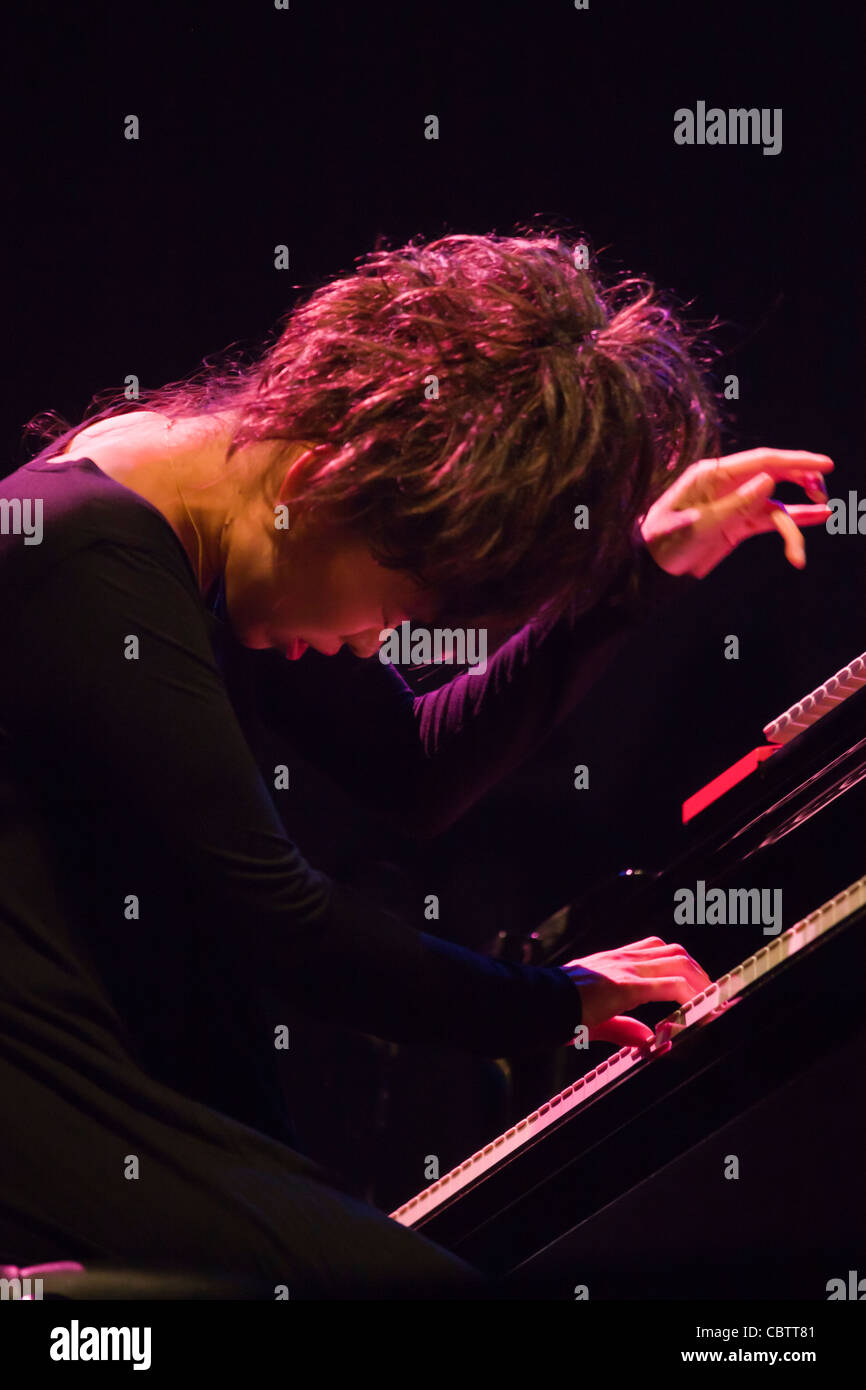HIROMI play piano on the Jimmy Lyons Stage - 54TH MONTEREY JAZZ ...