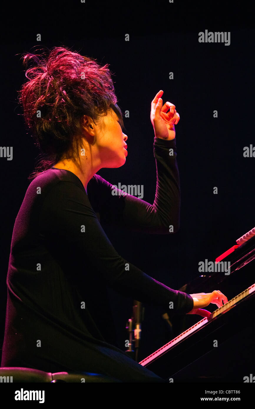 HIROMI play piano on the Jimmy Lyons Stage - 54TH MONTEREY JAZZ ...