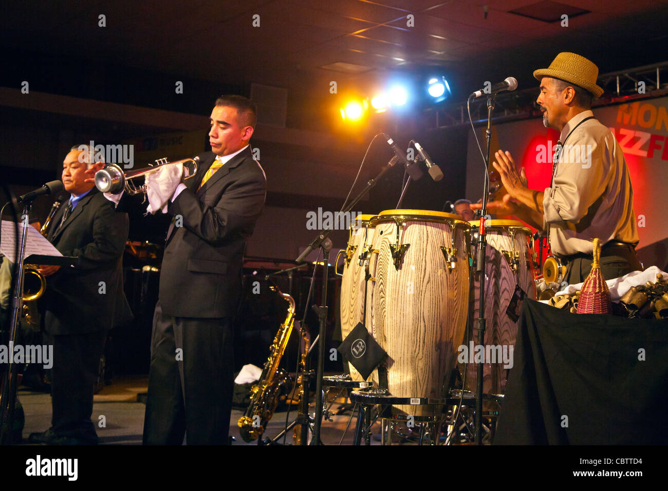 The JOHN SANTOS SEXTET performs at the Nightclub - 54TH MONTEREY JAZZ ...