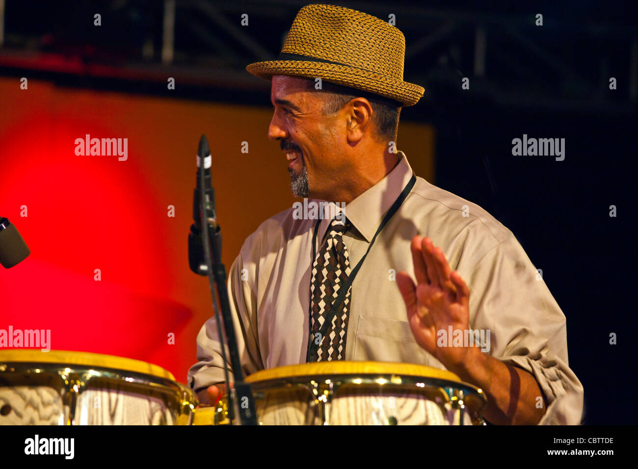 The JOHN SANTOS SEXTET performs at the Nightclub - 54TH MONTEREY JAZZ ...