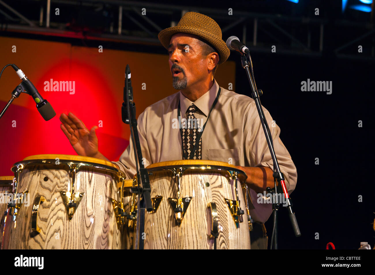 The JOHN SANTOS SEXTET performs at the Nightclub - 54TH MONTEREY JAZZ ...