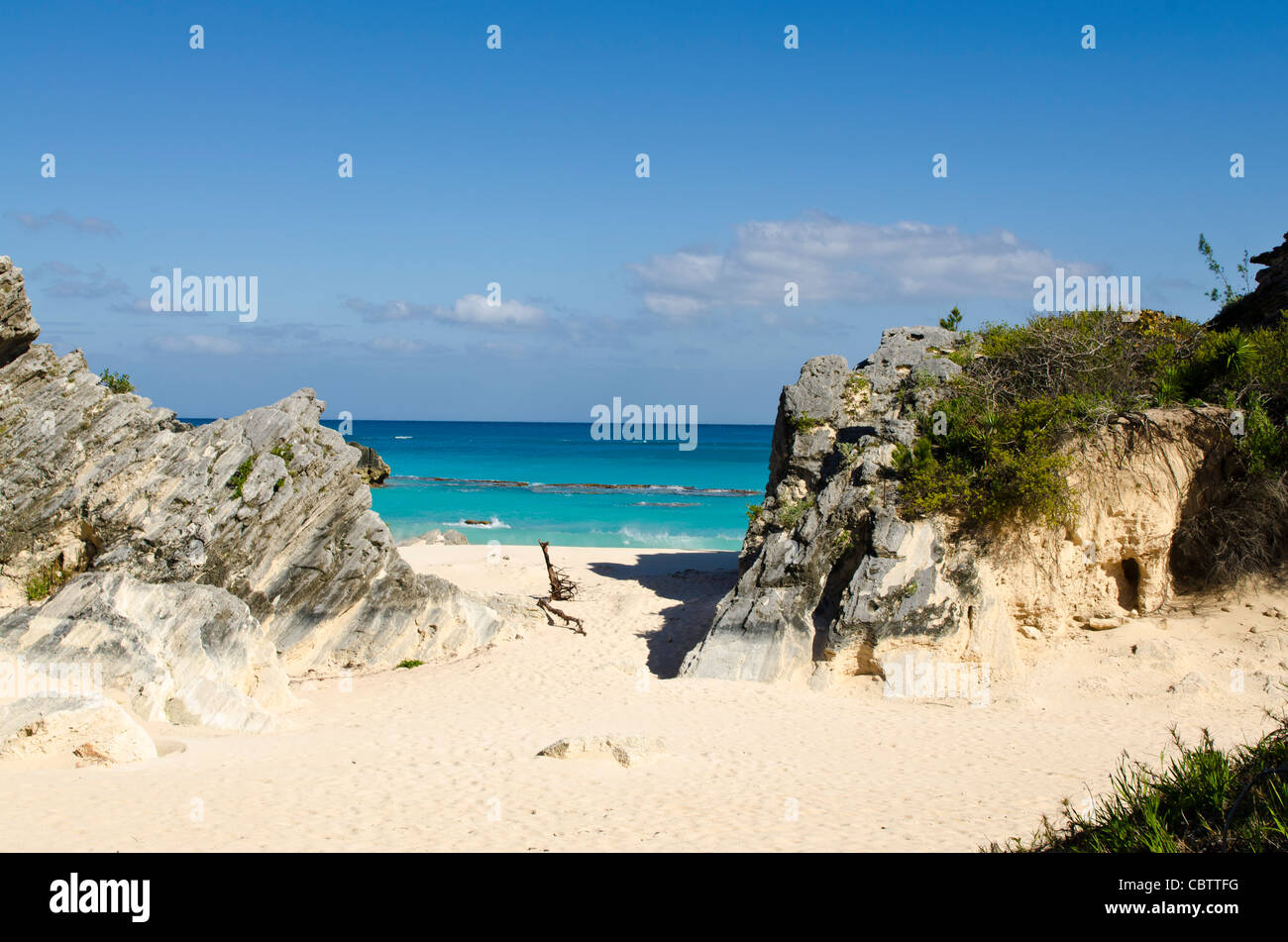 Bermuda. Stonehole Bay beach, Bermuda Stock Photo - Alamy