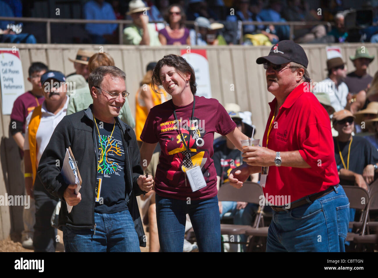 The crowd enjoy the preformace on the Jimmy Lyons Stage - 54TH MONTEREY ...