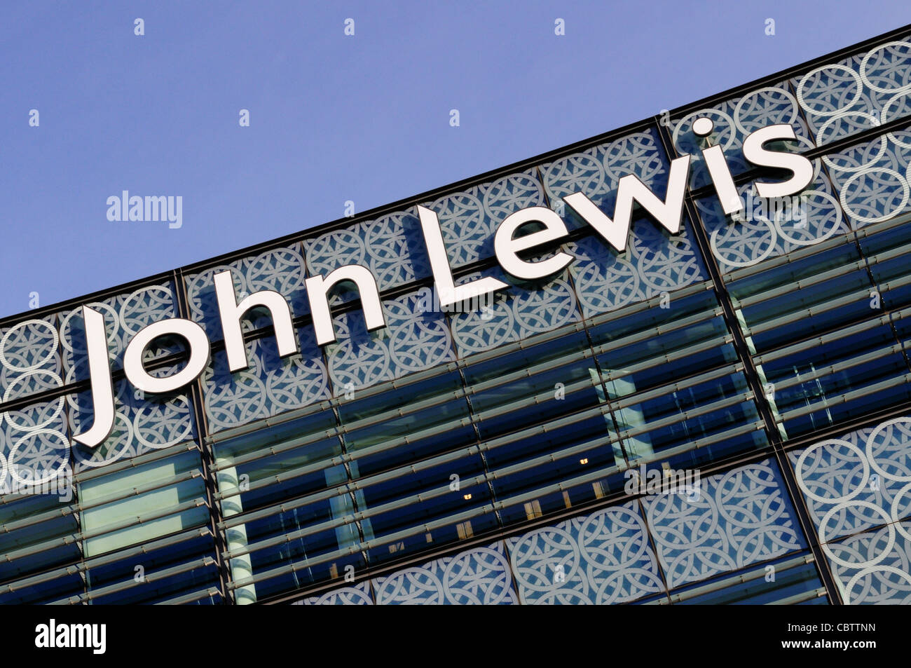 John Lewis Department Store Sign, Westfield Shopping Centre, Stratford ...