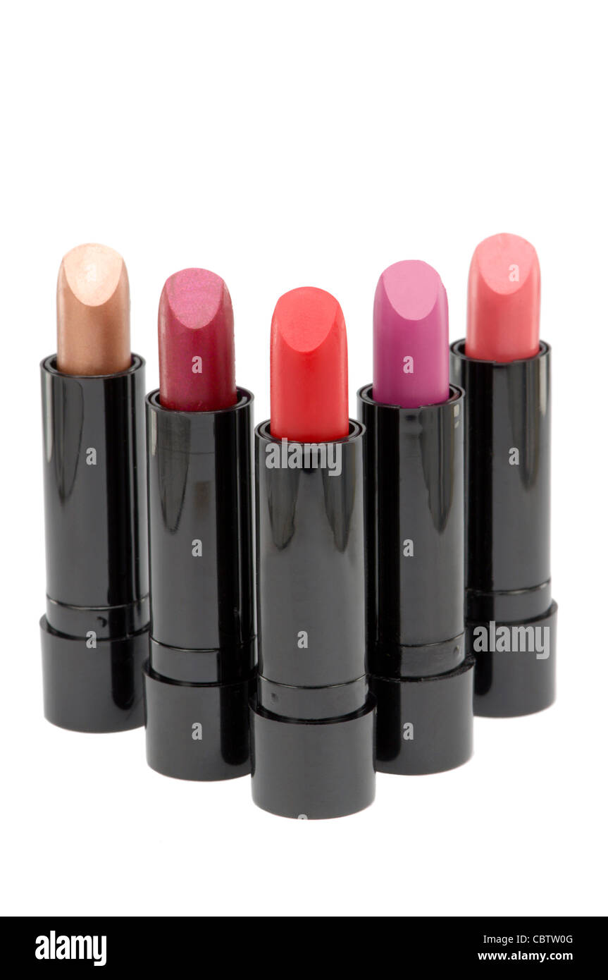 Different shades of lipstick Stock Photo - Alamy