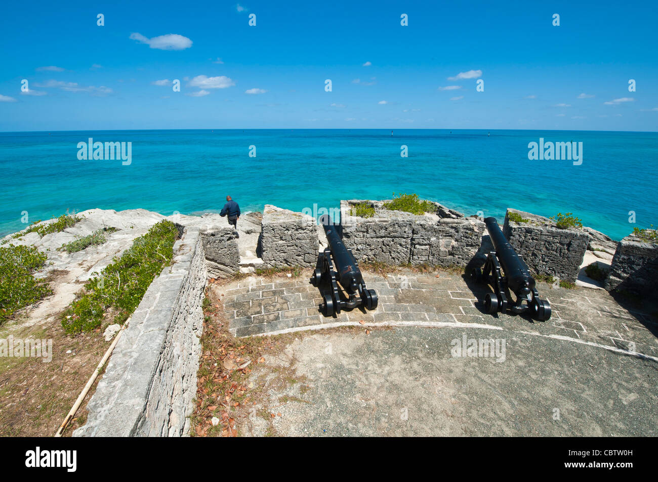 Bermuda. Gates Fort Park and fort, Bermuda Stock Photo - Alamy