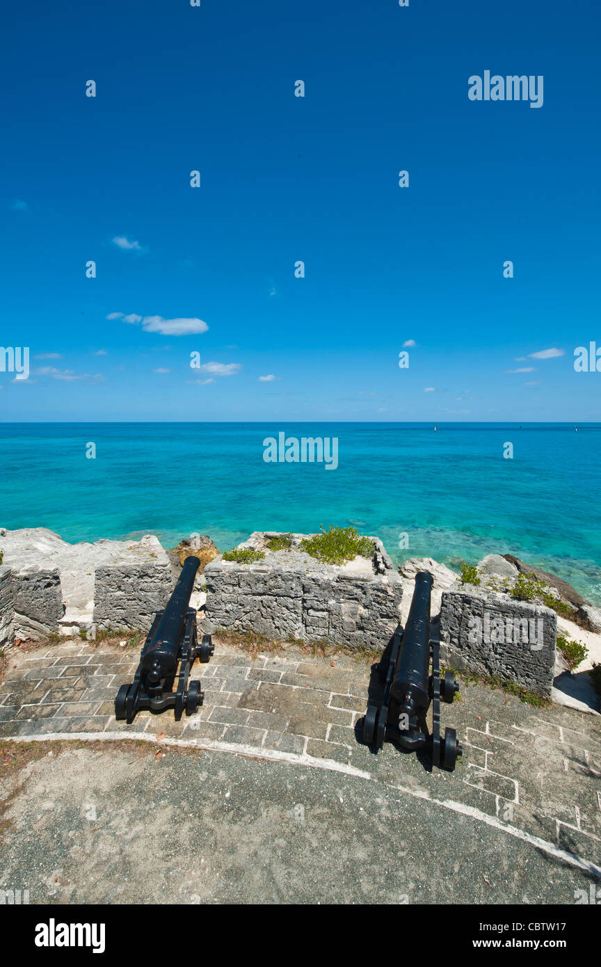 Bermuda. Gates Fort Park and fort, Bermuda Stock Photo - Alamy