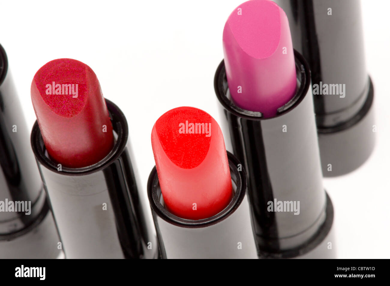 Different shades of lipstick Stock Photo - Alamy