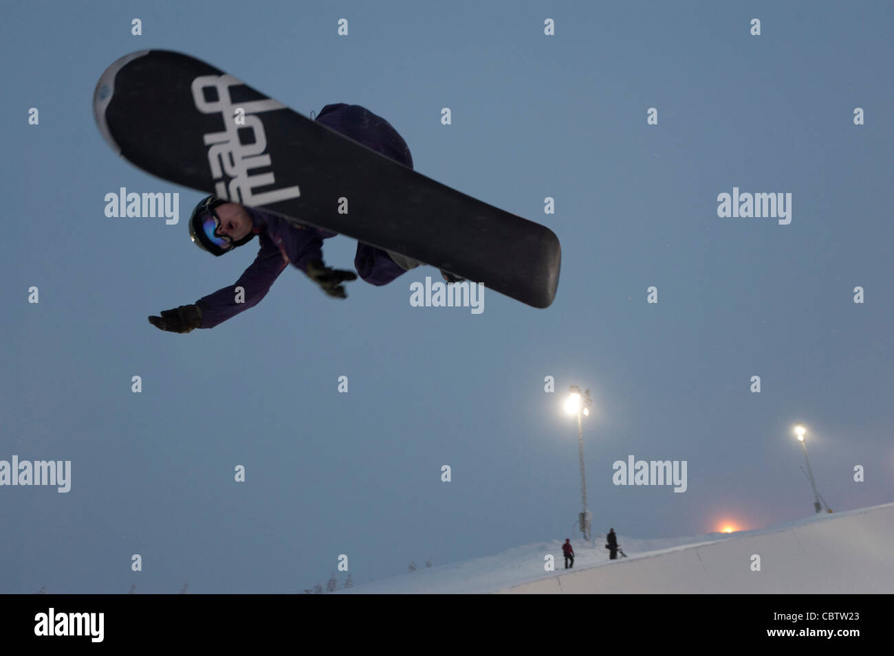 Half pipe jump hi-res stock photography and images - Alamy