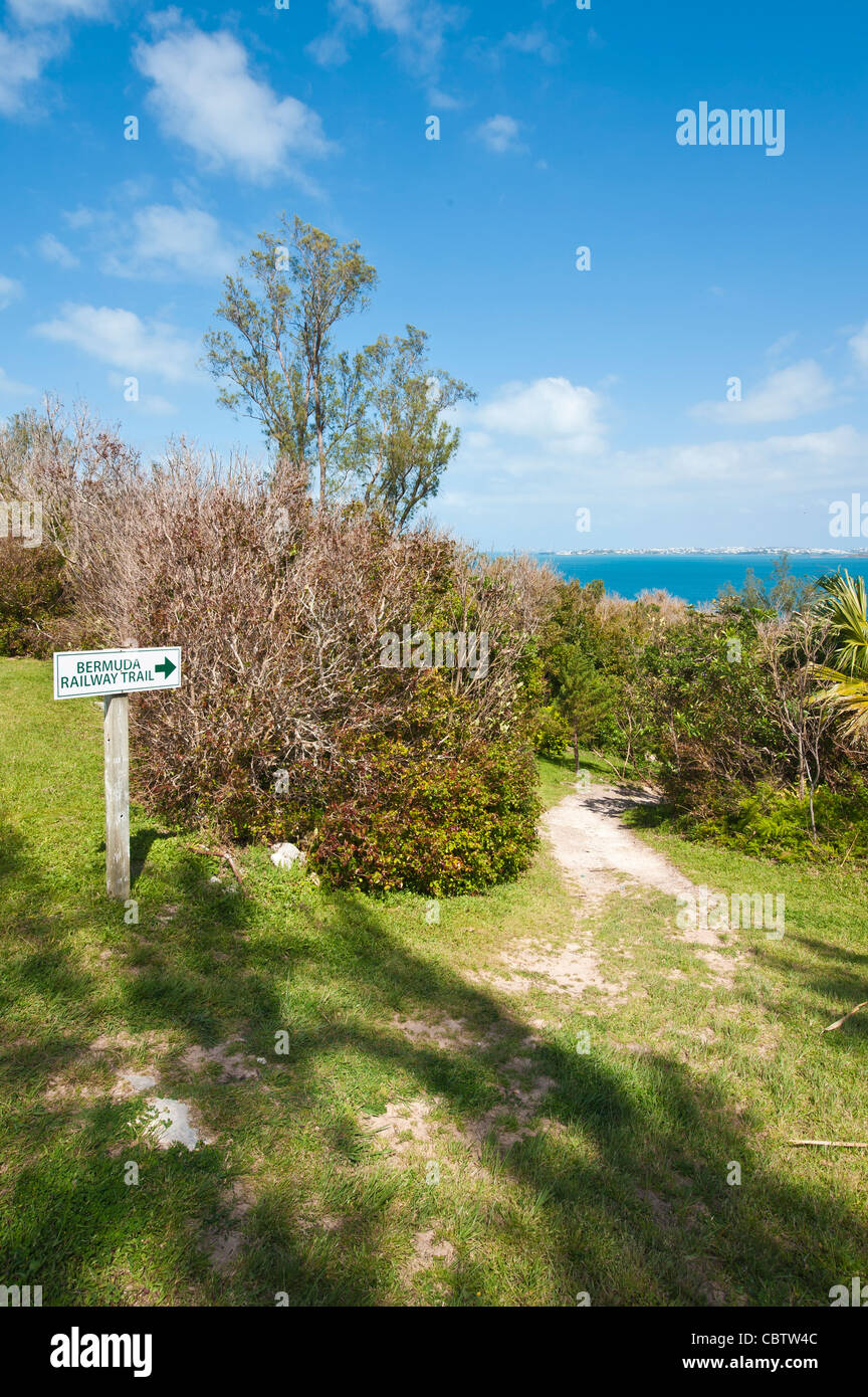Bermuda railway trail hi-res stock photography and images - Alamy