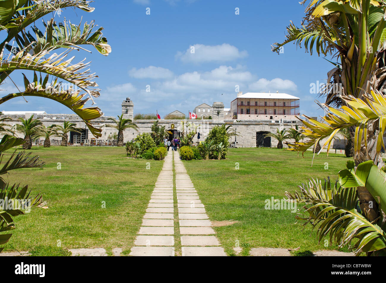 Bermuda. The Commissioner's House from the Victualling Yard at the ...