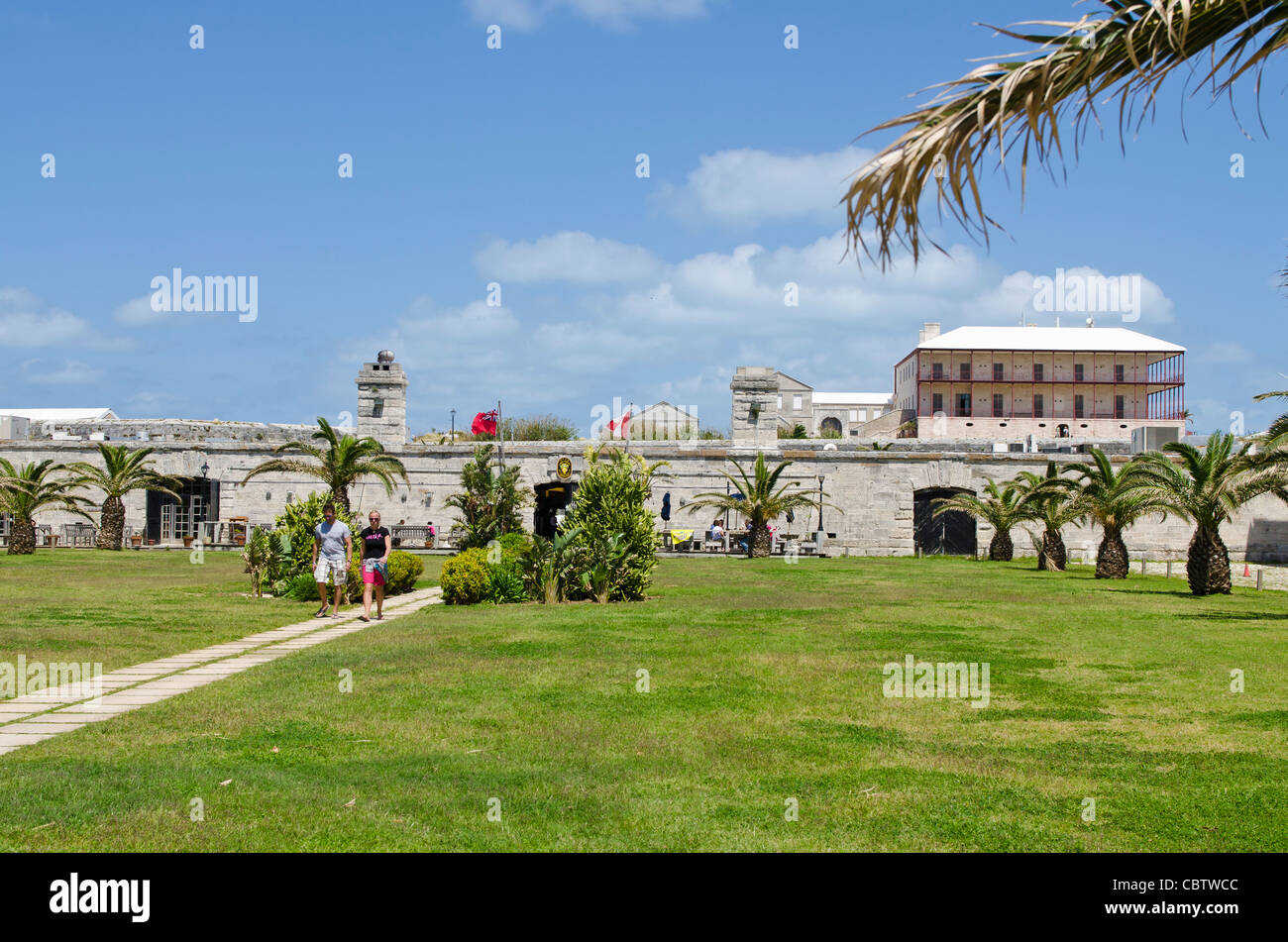 Bermuda. The Commissioner's House from the Victualling Yard at the ...