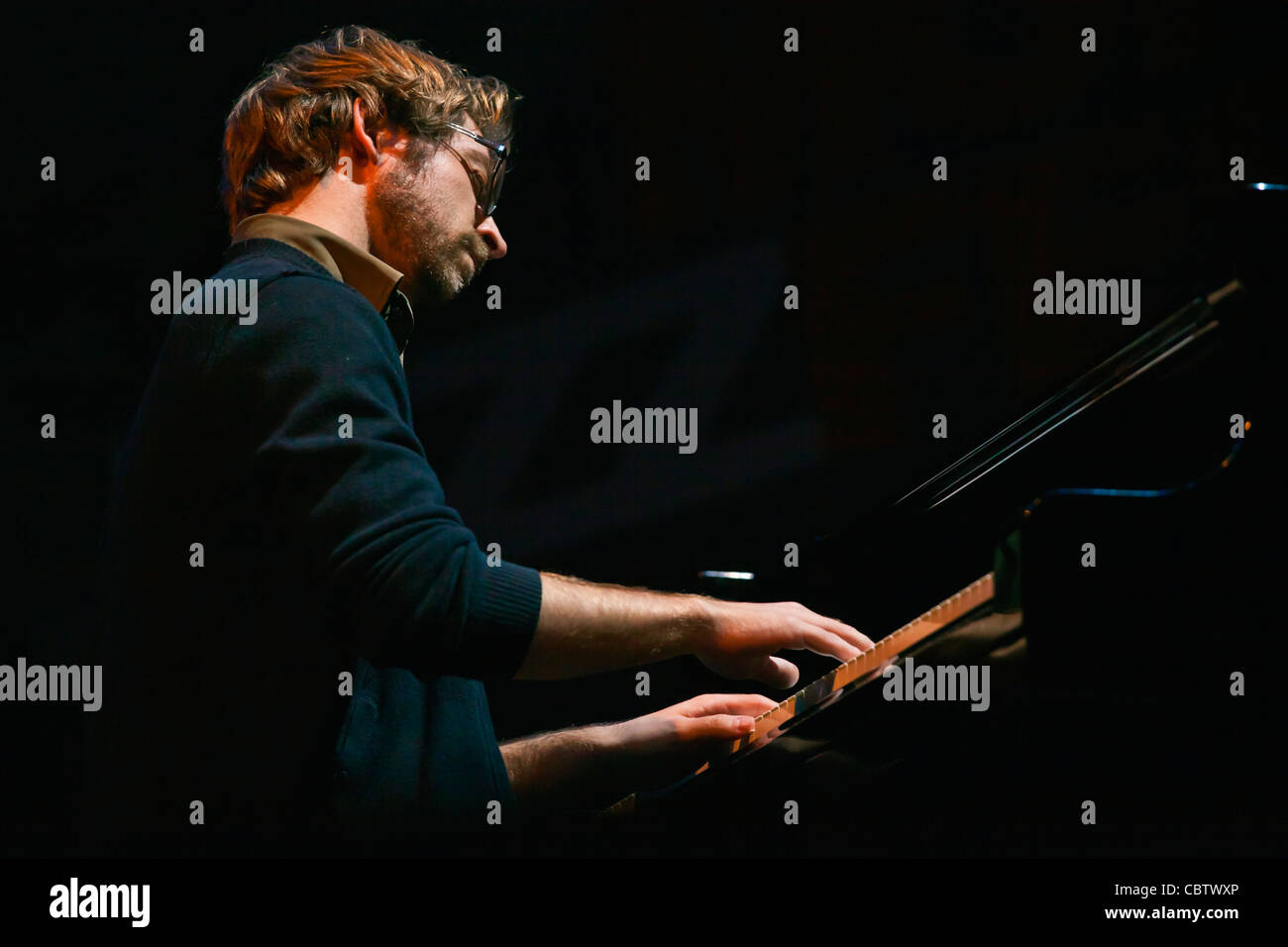 AARON PARKS plays piano with JAMES FARM on the Jimmy Lyons Stage - 54TH ...