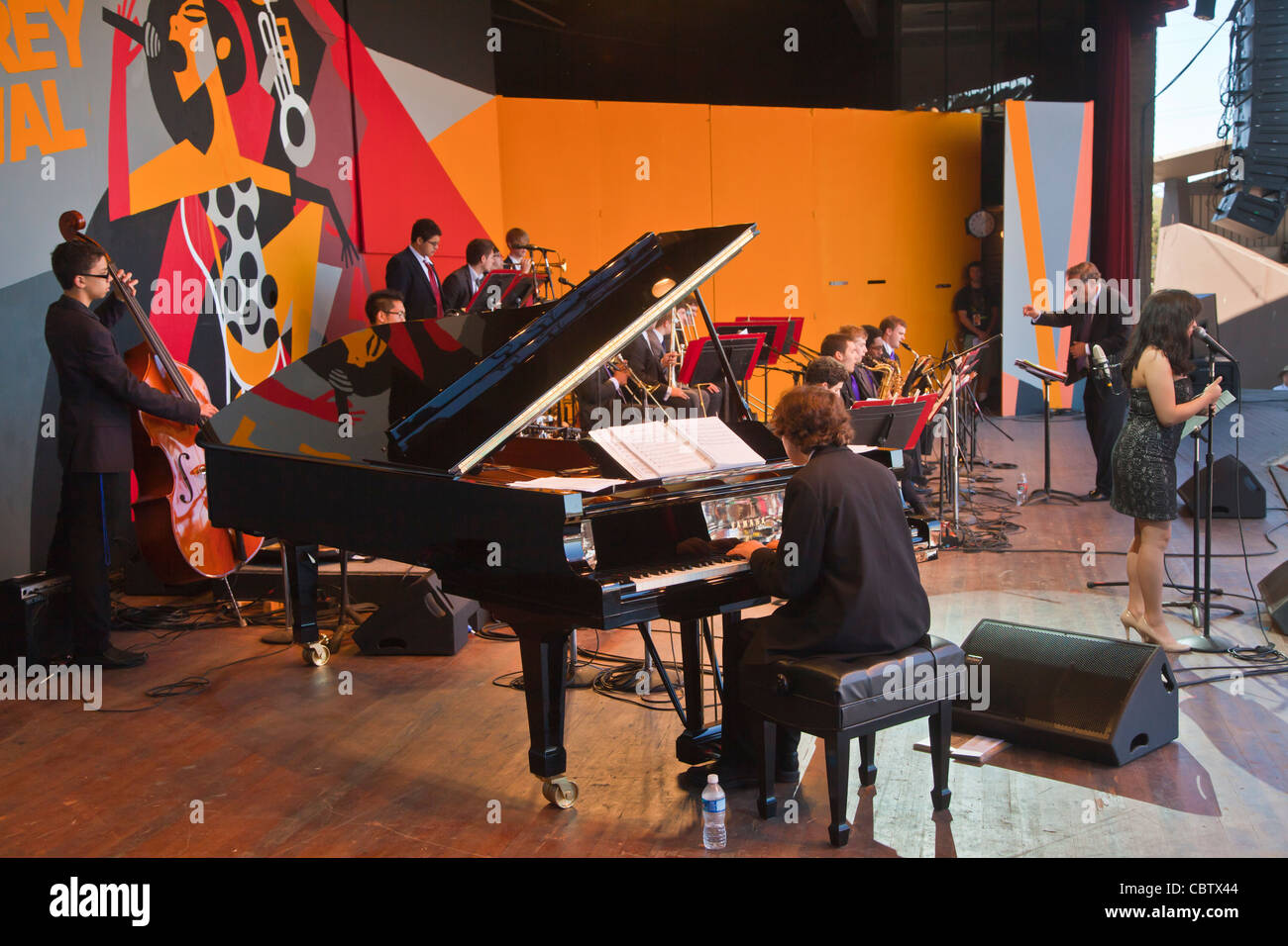 The NEXT GENERATION JAZZ ORCHESTRA perform on the Jimmy Lyons Stage ...