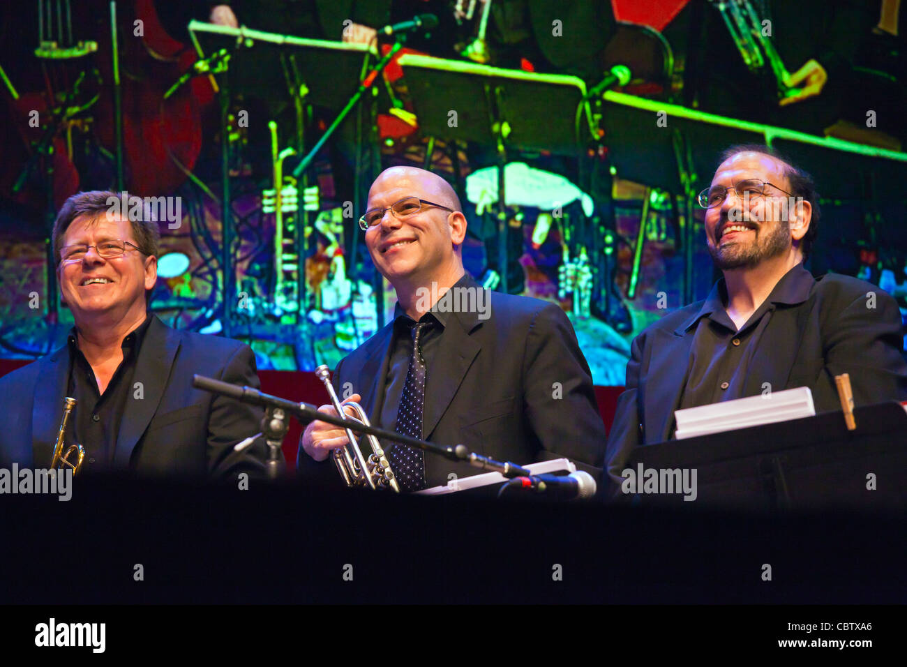 The VINCE MENDOZA ORCHESTRA performs on the Jimmy Lyons Stage - 54TH ...