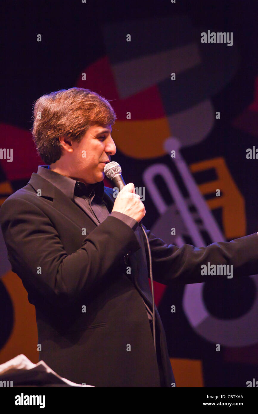 The VINCE MENDOZA ORCHESTRA performs on the Jimmy Lyons Stage - 54TH ...