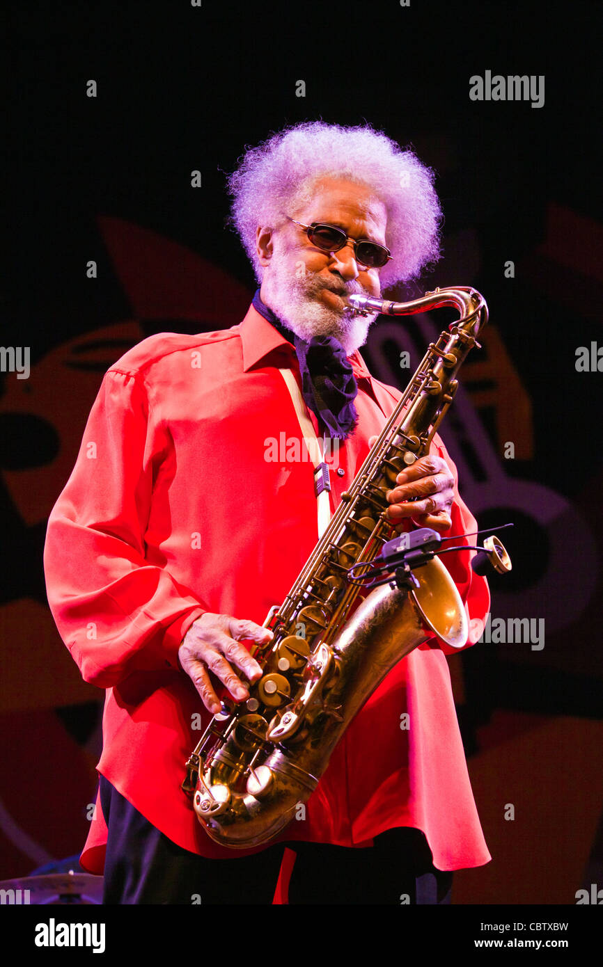 SONNY ROLLINS performs on the Jimmy Lyons Stage - 54TH MONTEREY JAZZ ...