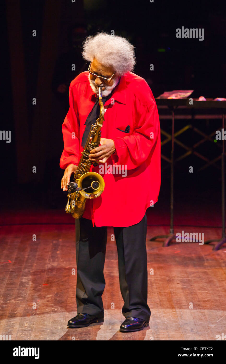 SONNY ROLLINS performs on the Jimmy Lyons Stage - 54TH MONTEREY JAZZ ...
