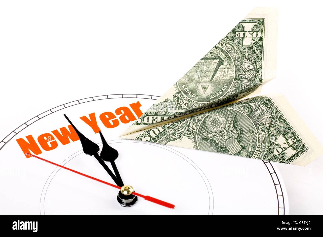clock face, concept of New Year Stock Photo - Alamy